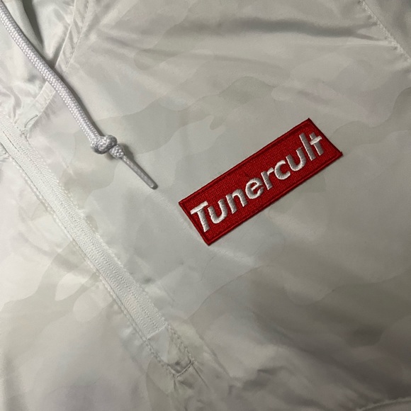 Tunercult | Jackets & Coats | Tuner Cult Crop White Camo Windbreaker ...